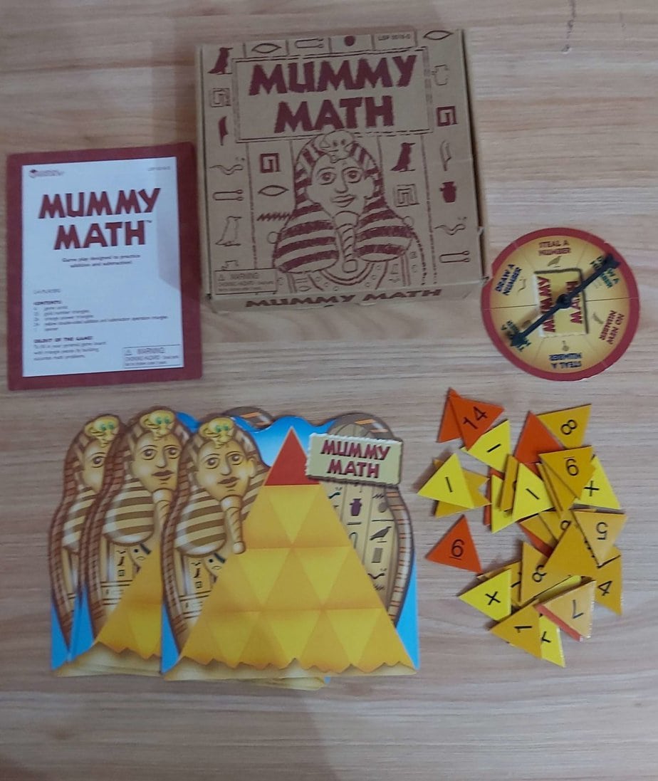 MUMMY MATH Game Rules - How To Play MUMMY MATH