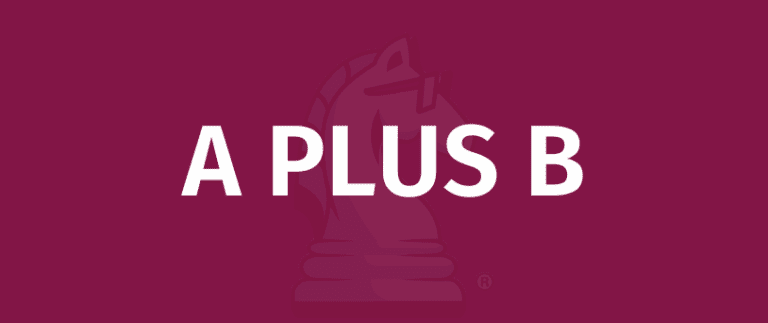 A PLUS B Game Rules - How To Play A PLUS B