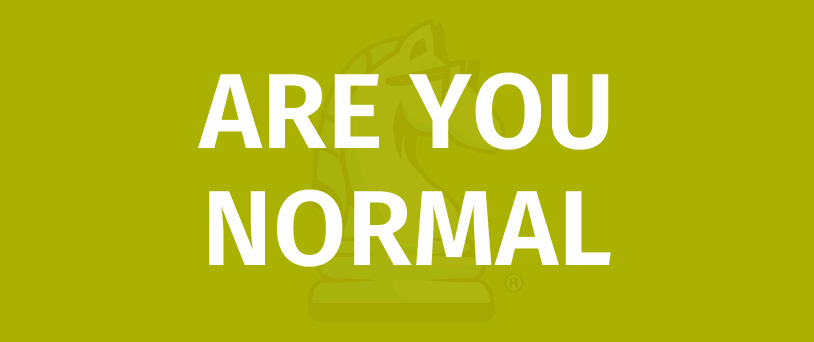 ARE YOU NORMAL Game Rules - How To Play ARE YOU NORMAL