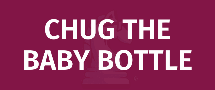 CHUG THE BABY BOTTLE Game Rules - How To Play CHUG THE BABY BOTTLE