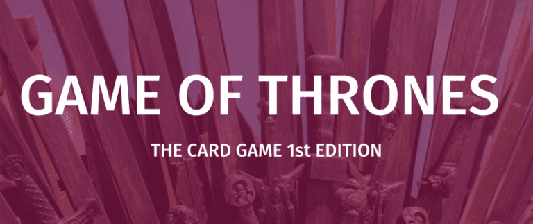GAME OF THRONES THE CARD GAME 1st EDITION - Learn To Play With ...