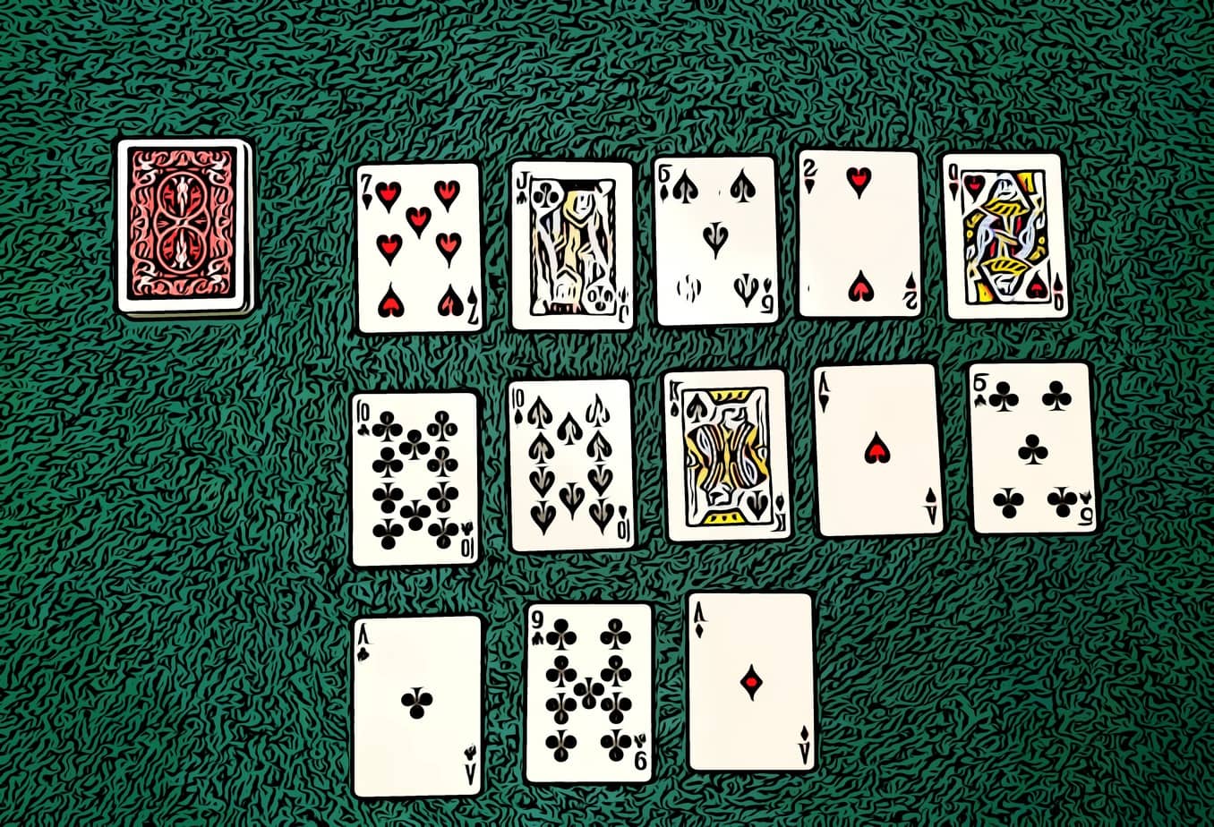 TENS SOLITAIRE - Game Rules Learn To Play With Game Rules