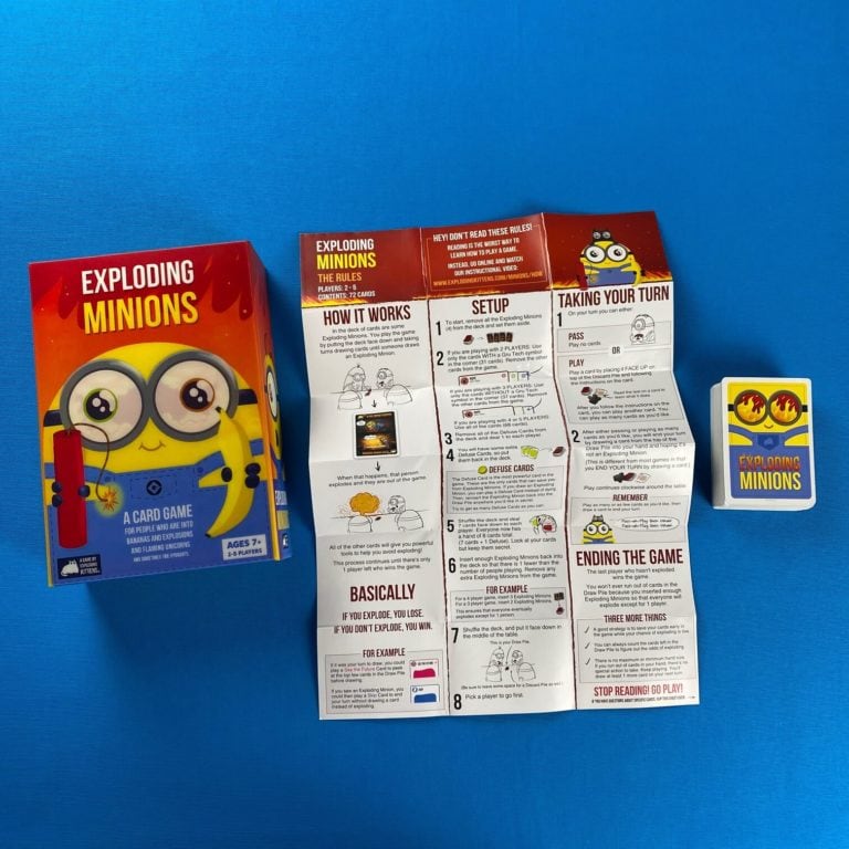 EXPLODING MINIONS Game Rules - How To Play EXPLODING MINIONS