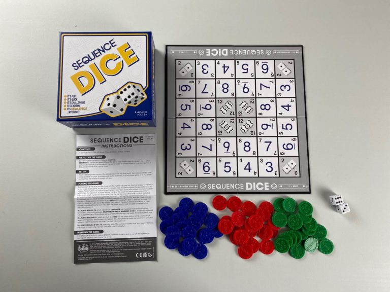 SEQUENCE DICE Game Rules- How To Play SEQUENCE DICE