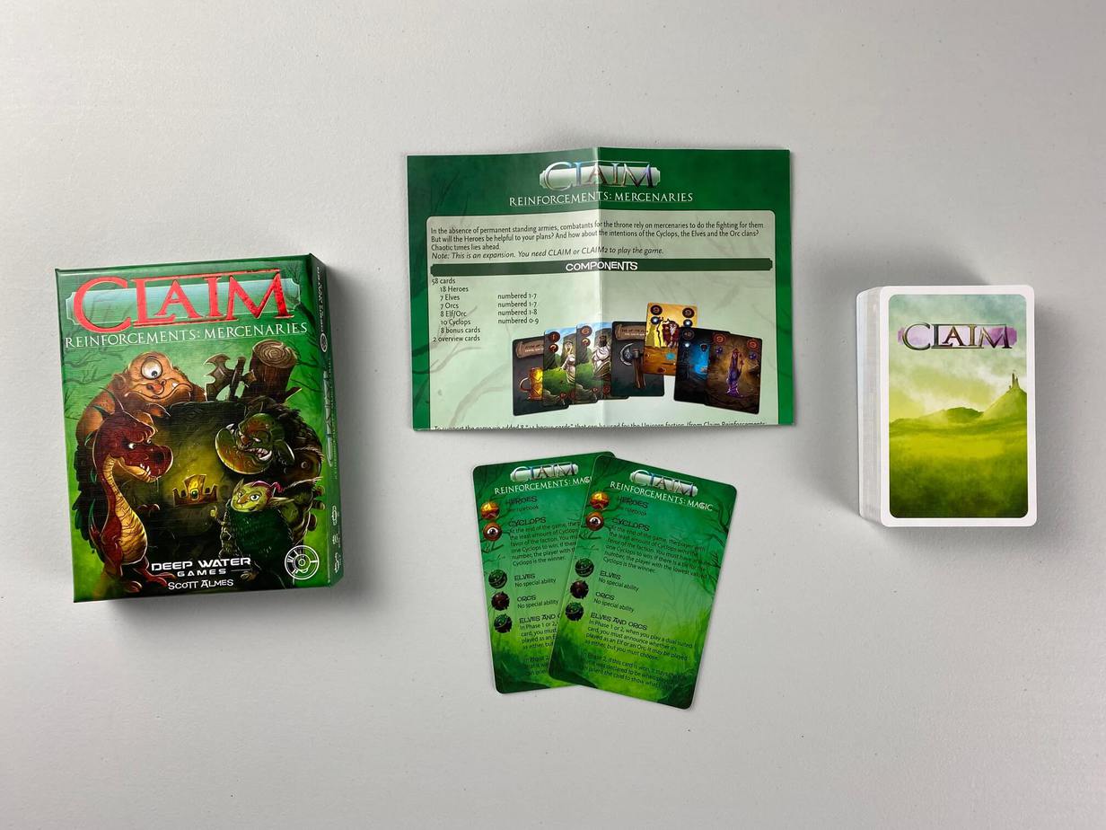CLAIM REINFORCEMENTS: MERCENARIES Game Rules - How To Play CLAIM ...