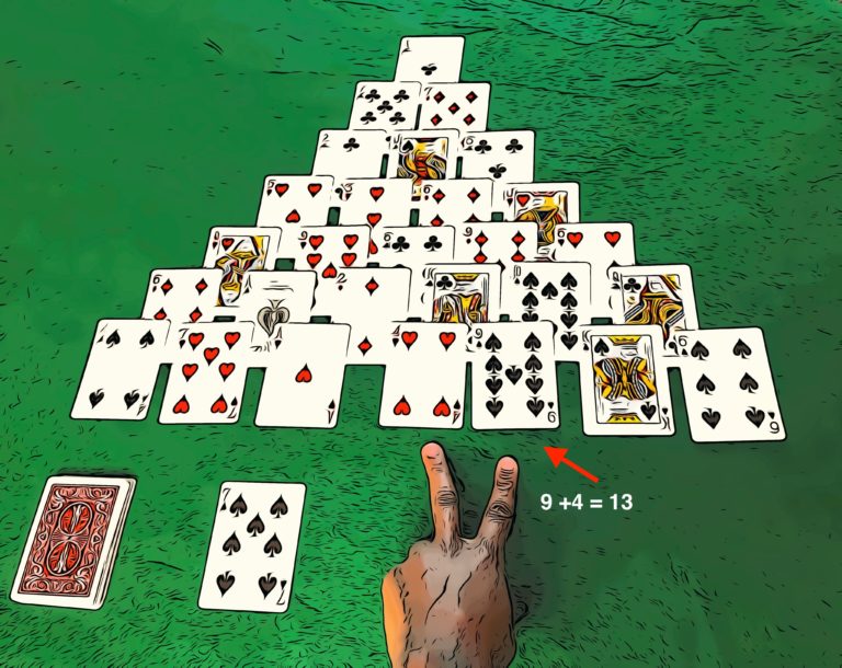 Pyramid Solitaire Card Game - Learn To Play With Game Rules