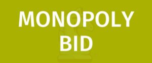 MONOPOLY BID RULES - How to play Monopoly Bid