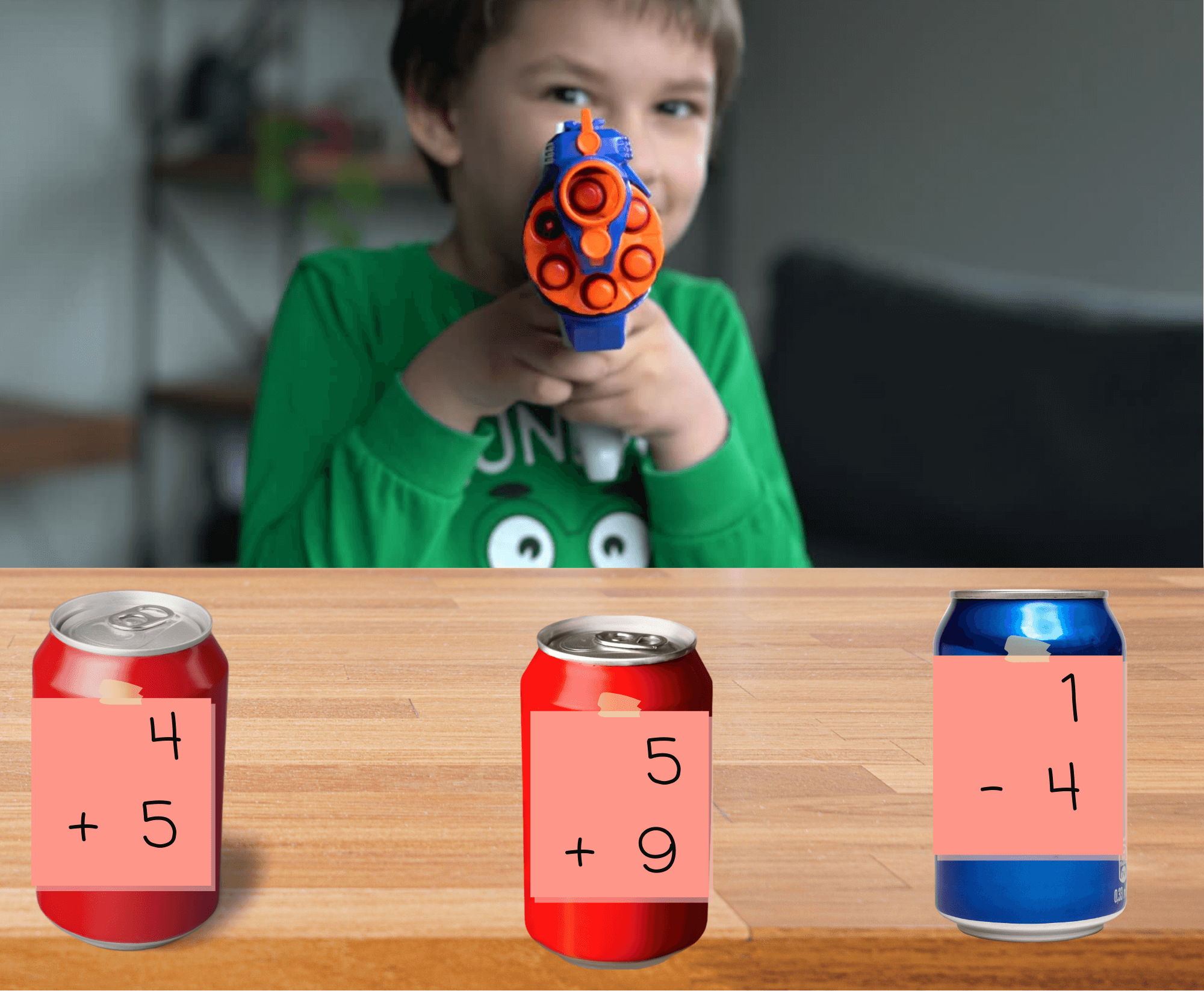 NERF GUN MATH Game Rules - How To Play NERF GUN MATH