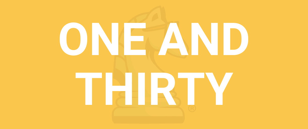 ONE AND THIRTY ﻿ - Game Rules