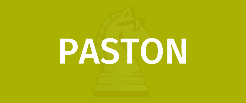 PASTON Game Rules - How To Play PASTON