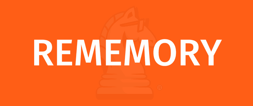 REMEMORY Game Rules - How To Play REMEMORY