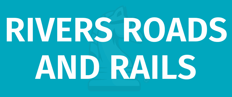RIVERS ROADS AND RAILS Game Rules - How To Play RIVERS ROADS AND RAILS
