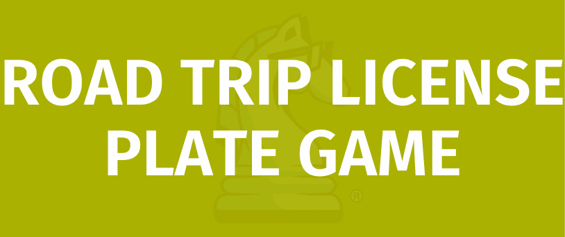ROAD TRIP LICENSE PLATE GAME Game Rules- How To Play ROAD TRIP LICENSE ...