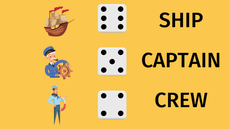 SHIP CAPTAIN AND CREW - Learn How To Play at Gamerules.com