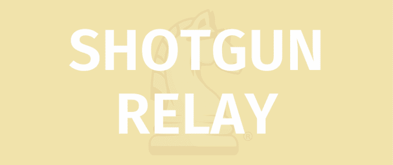 SHOTGUN RELAY Game Rules- How To Play SHOTGUN RELAY