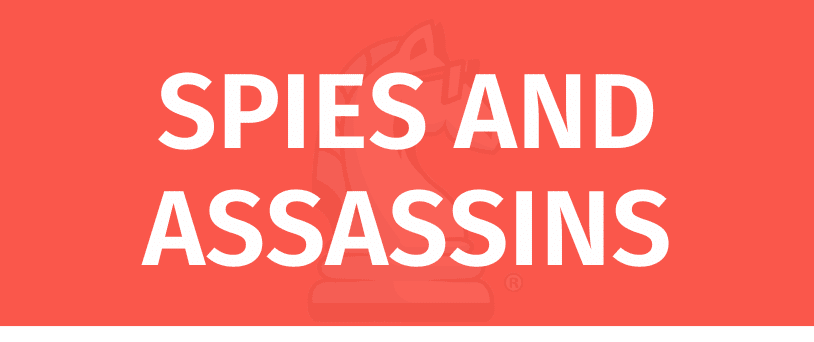 SPIES AND ASSASSINS Game Rules - How To Play SPIES AND ASSASSINS