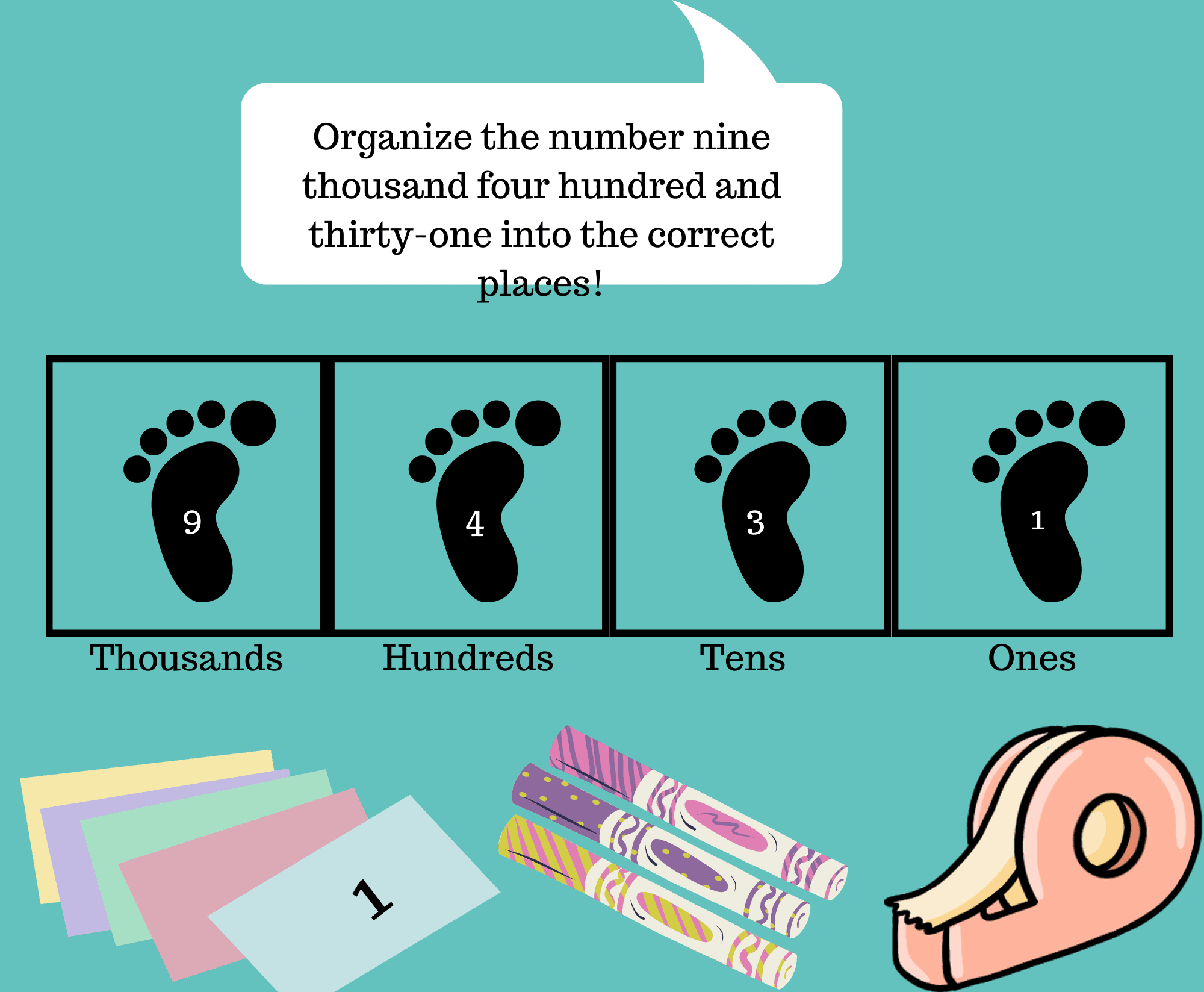 STOMP IT! PLACE VALUE MATH GAME Game Rules - How To Play STOMP IT ...