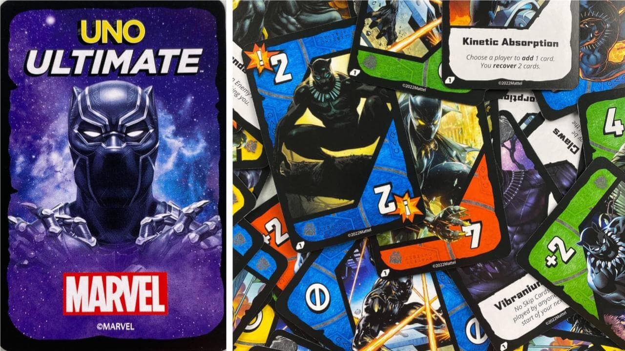 UNO ULTIMATE MARVEL - BLACK PANTHER Game Rules - How To Play UNO ...