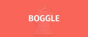 BOGGLE - Game Rules