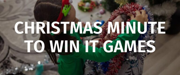 35 Hilarious Christmas Minute to Win It Games - Game Rules