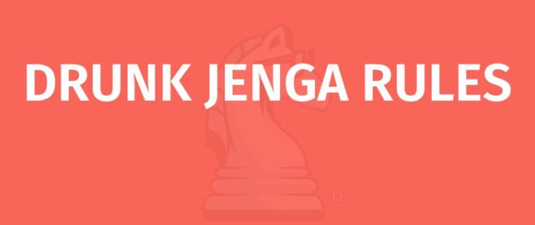 Drunk Jenga - Game Rules