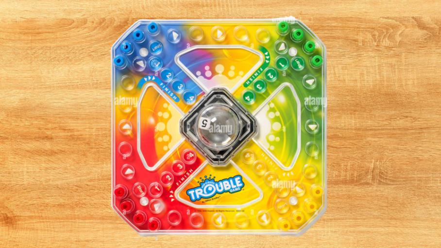 TROUBLE (FRUSTRATION) BOARD GAME - Game Rules