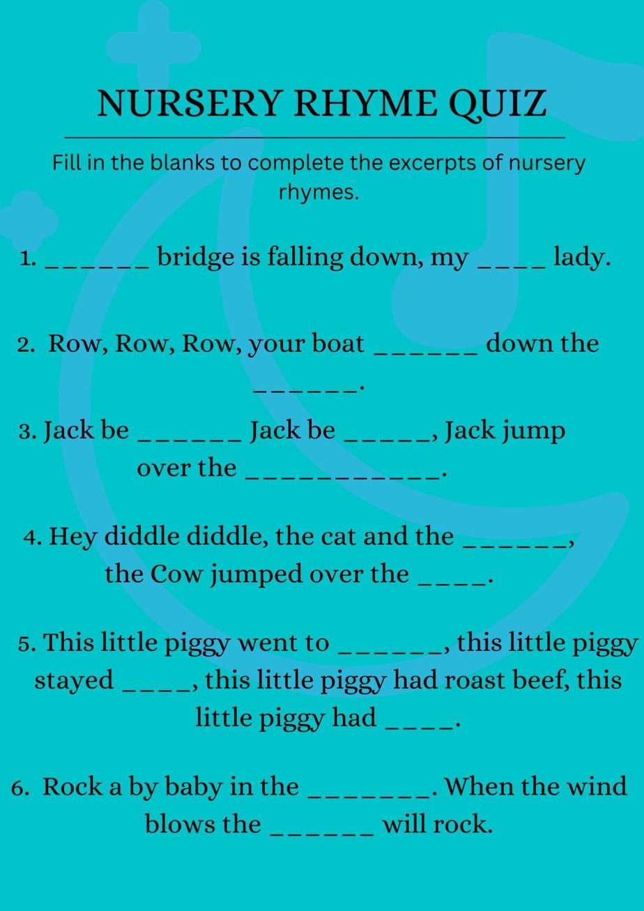 20+ FREE PRINTABLE BABY SHOWER GAMES - Game Rules