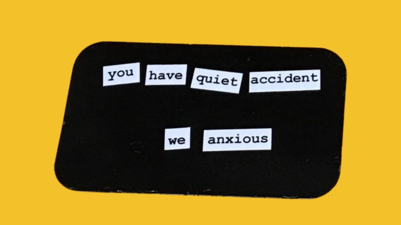 RANSOM NOTES - Game Rules