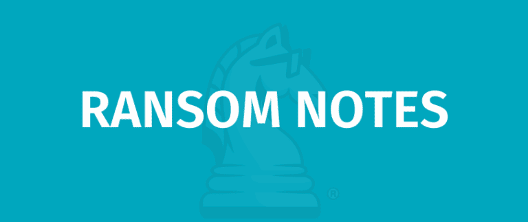 RANSOM NOTES - Game Rules
