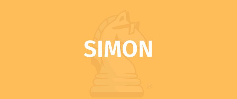 SIMON - Game Rules